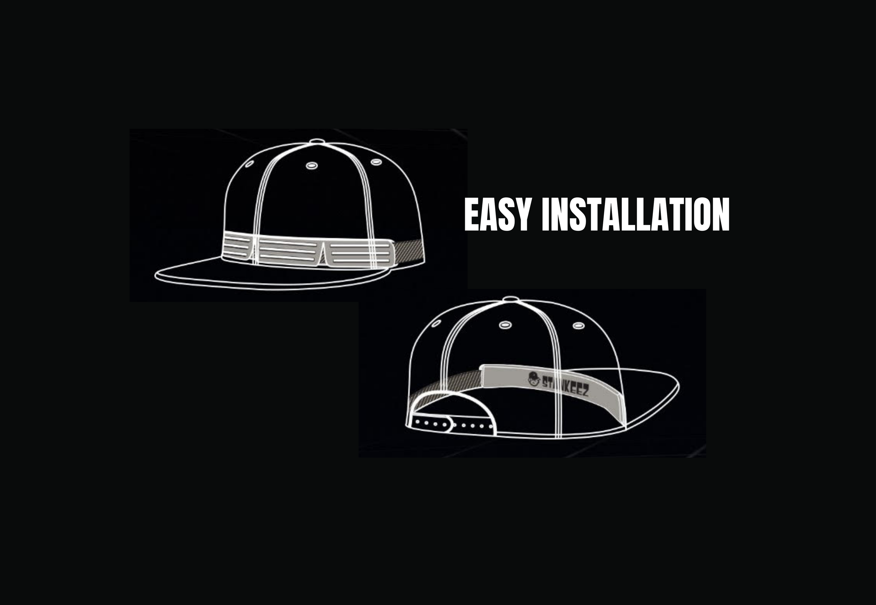 STANKEEZ | No Sweat Hat Liner – Reusable Sweat & Odor Blocker – Stankeez